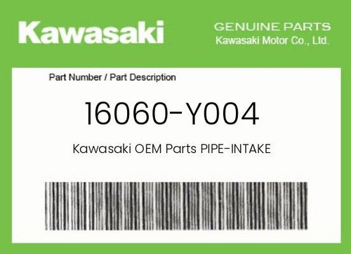 Kawasaki Genuine Pipe-Intake - 16060-Y004 | eBay