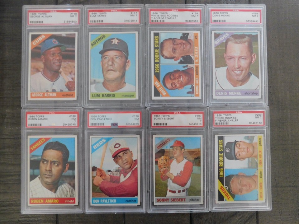 1966 Topps Baseball Card Set/Lot (78 Cards) All PSA 7 | eBay