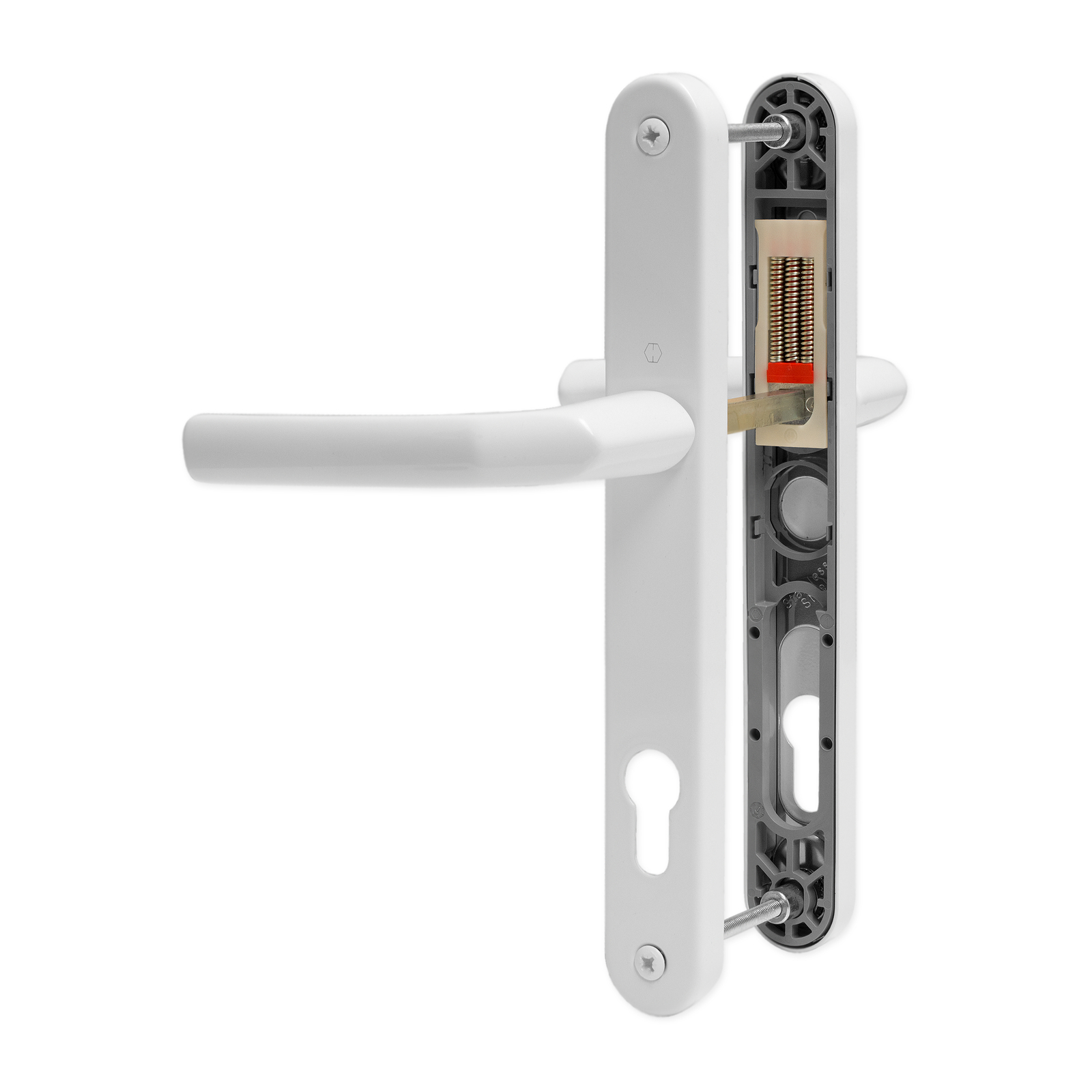 UPVC Door Handle Hoppe Birmingham Sprung 92mm PZ Double Glazing Pair ...