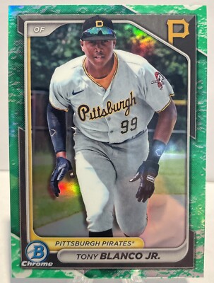 2024 Bowman BCP-132 Tony Blanco Jr. Pirates Baseball Card Lunar ...