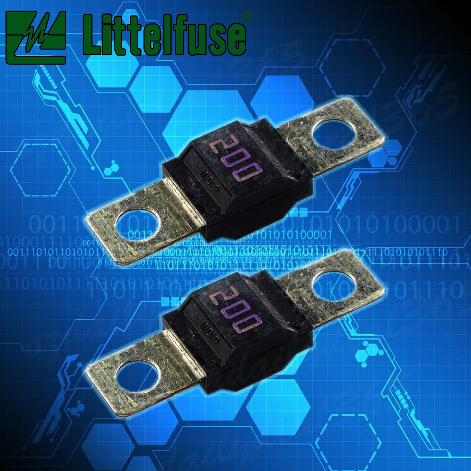 2pcs 200A AMP MIDI FUSES FOR DUAL BATTERY AND MEGA SOUND SYSTEMS AU ...