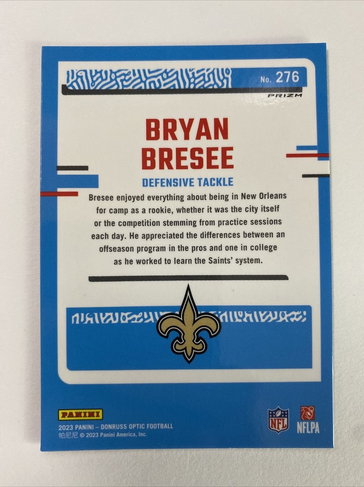 2023 Donruss Optic Football Rated Rookie Rocket Emoji Bryan Bresee #276 ...
