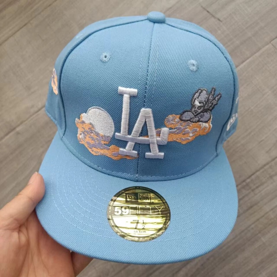 Jon Stan Los Angeles Dodgers NEW SKY BLUE ERA 59FIFTY Fitted hat- LA ...
