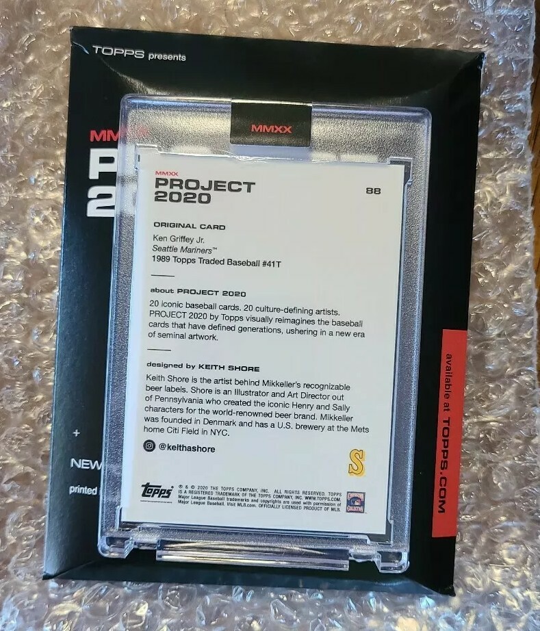 Topps Project 2020 Ken Griffey Jr. #88 by Keith Shore w/ Box | eBay