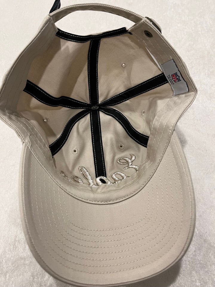 PHILADELPHIA EAGLES Khaki Script Bling Hat Hand Jeweled with SWAROVSKI ...