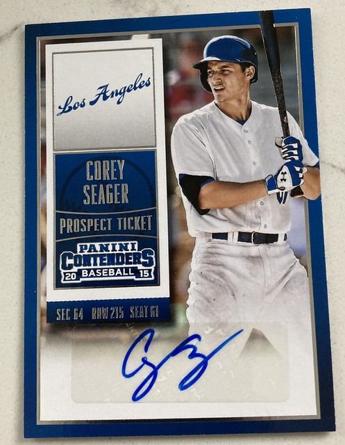 2015 Panini Contenders - Prospect Ticket #47 Corey Seager (AU, RC) for ...