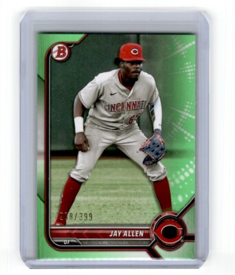 2022 Bowman Prospects Neon Green Paper Jay Allen #BP-114 208/399 ...