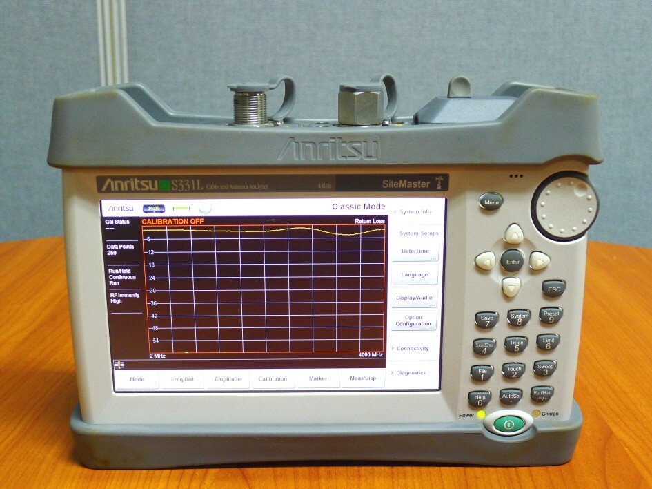 Anritsu S331L 4GHz Sitemaster Cable and Antenna Analyzer | eBay