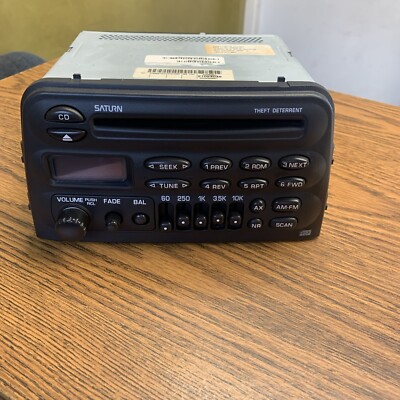OEM Part# 21023038 1997-1998 Saturn Factory Radio AM/FM/CD Requires ...