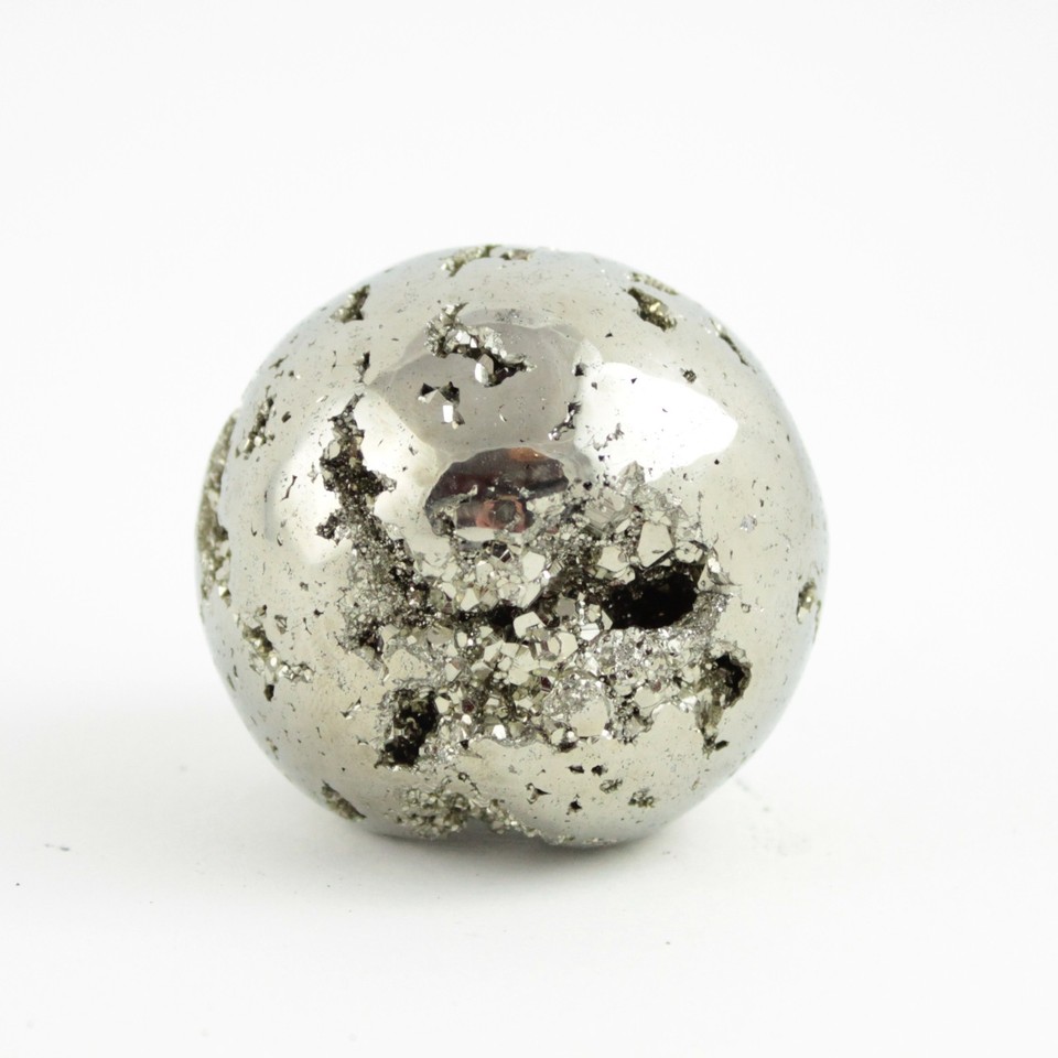 Sphère MINÉRALE PYRITE 216Gr diamètre 47 mm décor Chakra Zen | eBay