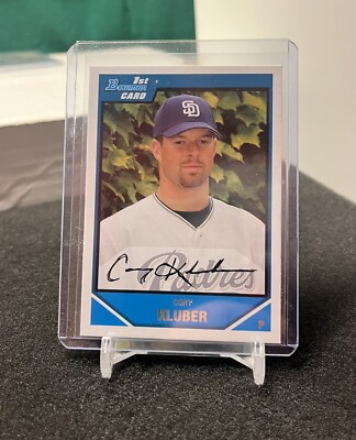 Cory Kluber 1st Rookie 2007 Bowman BDPP29 San Diego Padres prospect | eBay