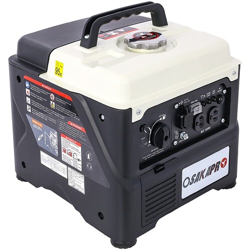 Portable Inverter Generator 1200W Engine Eco-Mode for Backup Home Use ...