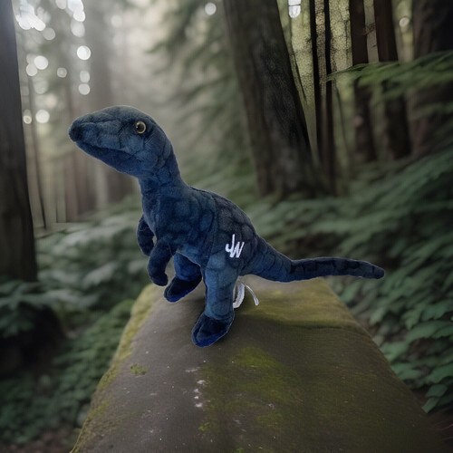 Jurassic World Raptor Dinosaur Plush 7 inch Blue Toy Factory Stuffed ...