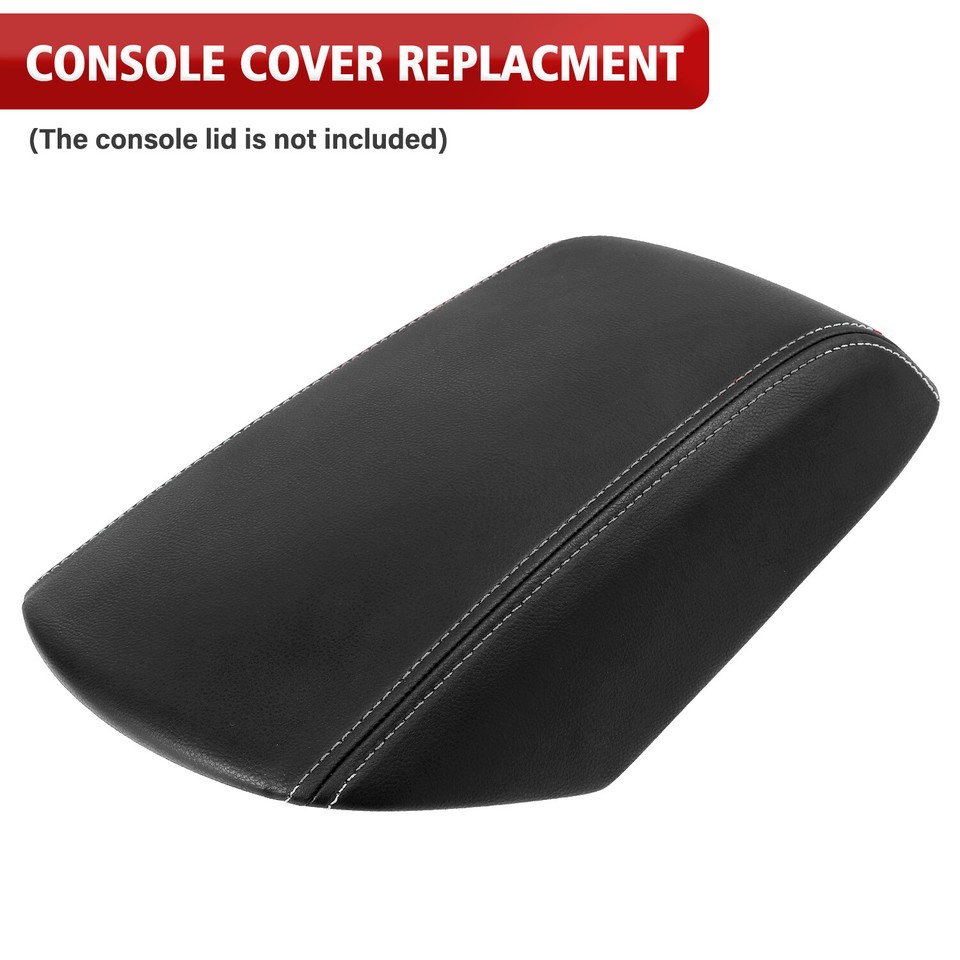 Fit 2011-2019 Ford Explorer Leather Center Console Lid Armrest Cover ...