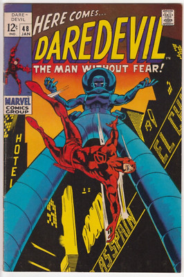 Daredevil #48, Marvel Comics 1969 FN+ 6.5 Gene Colan. Controversial ...