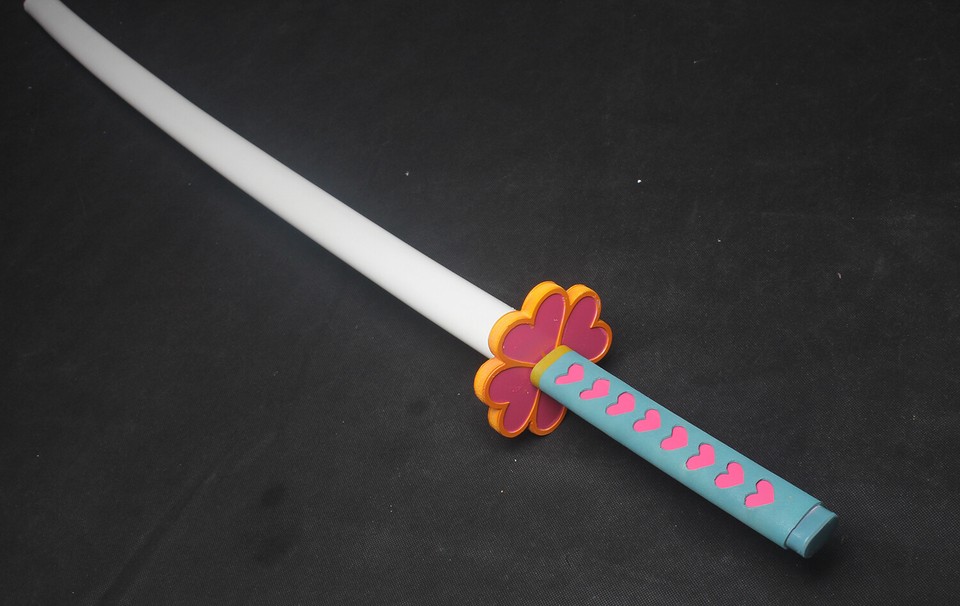 Mitsuri Kanroji Halloween Party Cosplay Costume PVC Weapon Sword PVC ...
