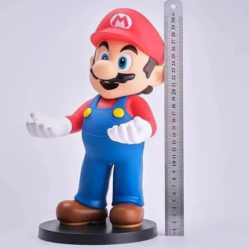 New Super Mario Jumbo 32cm PVC Figure Statue Phone Controller Holder | eBay