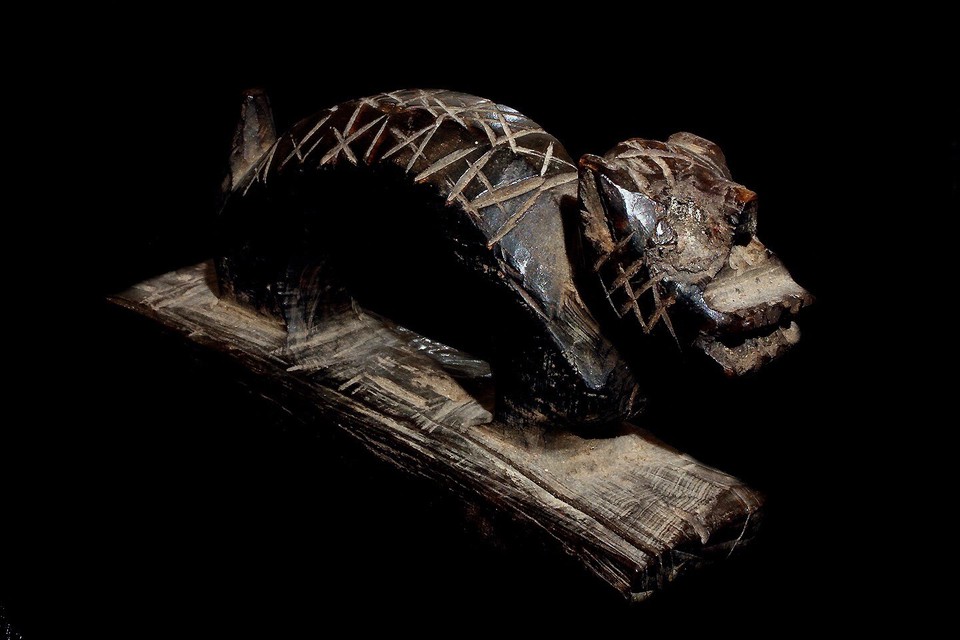 YAO WAND TRIBAL USED SHAMAN’S DRAGON RITUAL ANTIQUE AUTHENTIC DAOIST ...