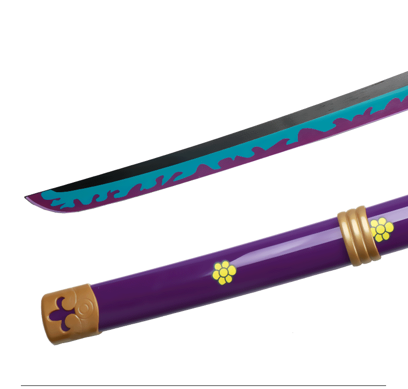 104cm One piece Zoro Sword Anime Cosplay Katana Enma Kitetsu Shusui ...