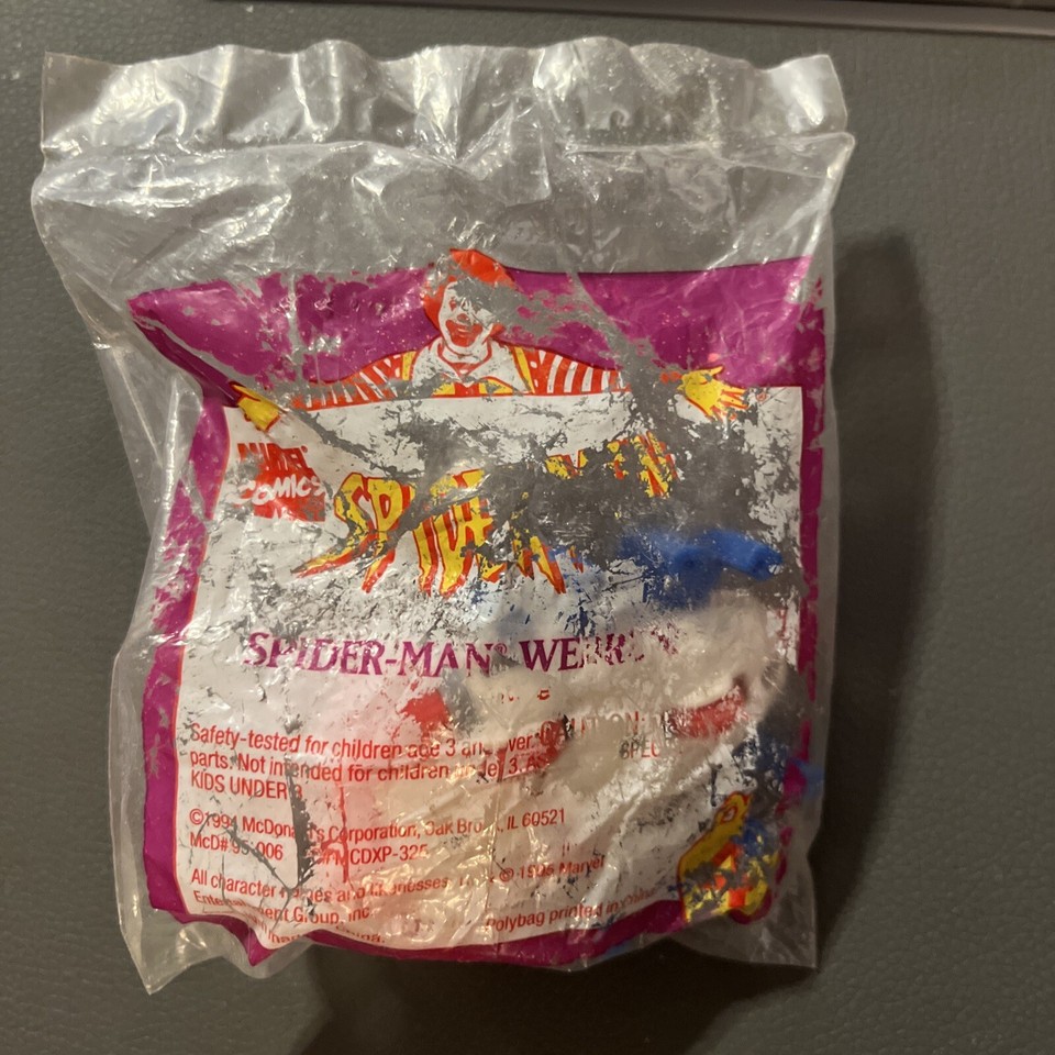 McDonalds Spider-Man Happy Meal Toy Spider-Man Webrunner Unopened VTG ...