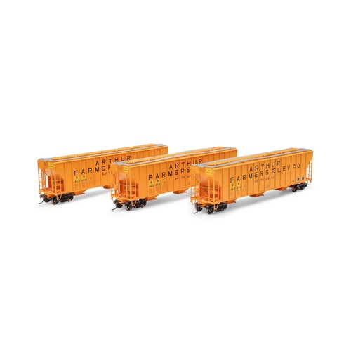 Athearn HO ATH FMC 4700 Covered Hopper BN 'Ex-AFEX' #463566/463572 ...