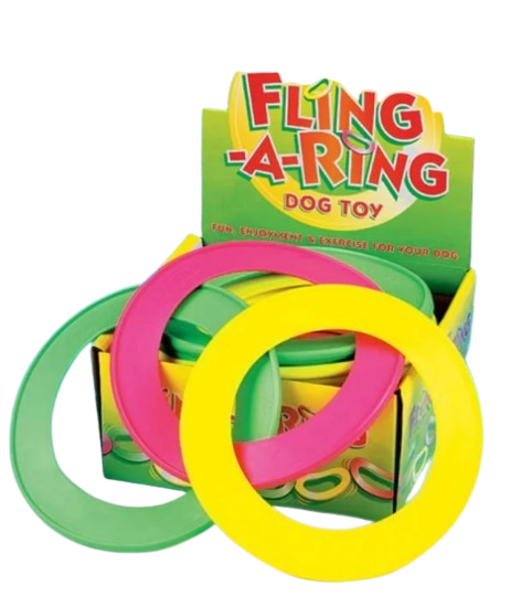 Dog Flying Disc Ring Fun Frisbee Throw Fetch Retrieve Catch Toy Beach ...