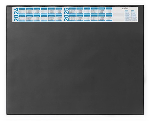 Durable Desk Mat with Annual Calendar Black 65 x 52 cm Pack of 1 (US ...