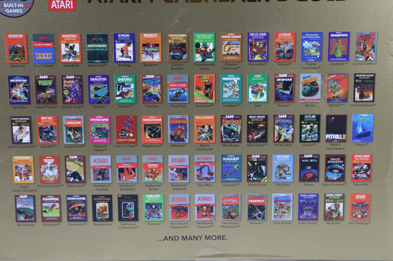 Atari Flashback 9 Gold Console with 120 Built-in Games for sale online ...