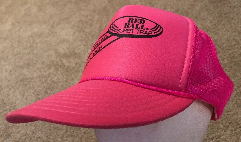 Red Ball Super Trap Cambron Engineering vtg Skeet Sporting Clays Hat ...