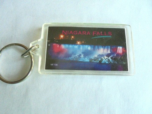 Cool Vintage Niagara Falls Lucite NF130 Souvenir Lucite Keychain Key ...