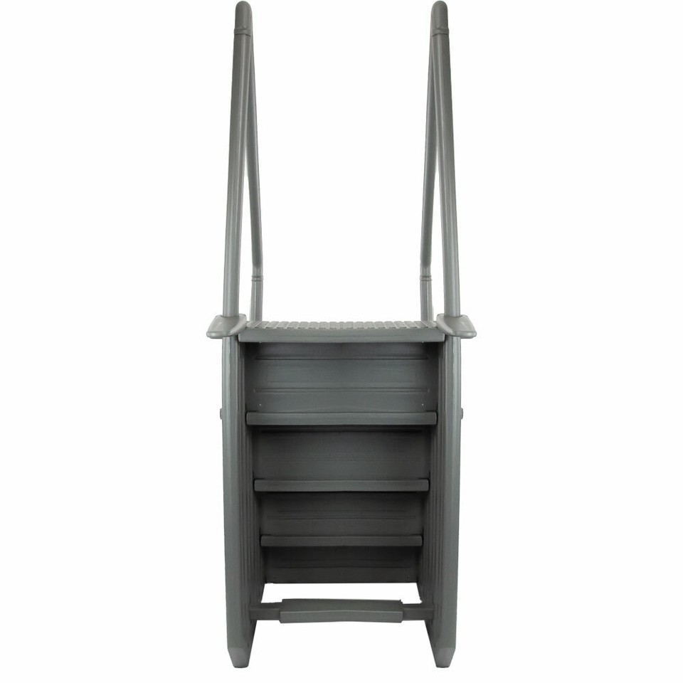 Aqua Select 28" Wide Above Ground Heavy Duty Swimming Pool Step Ladder ...