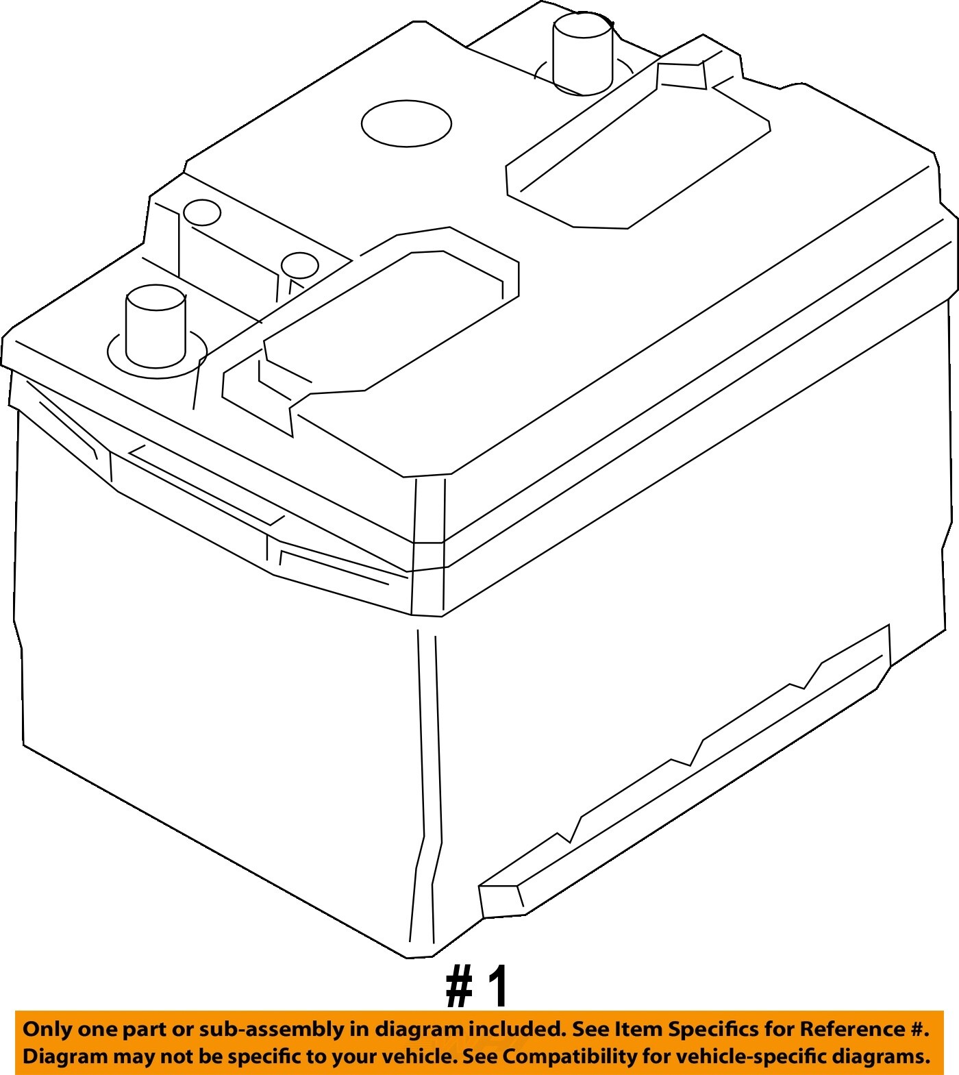 Ford BXT96R590 Genuine OEM Factory Original Battery for sale online | eBay