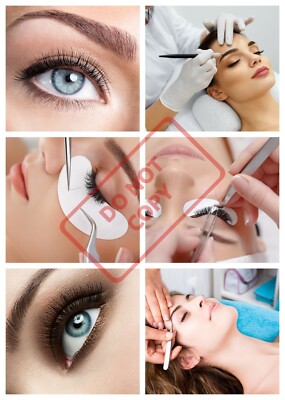 Eyebrow Threading Eyelash Extensions Advertising Poster A4 A3 A2 BUY 1 ...