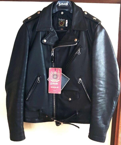 Schott Perfecto Double Leather Riders Jacket 613 Size 38 One Star Made ...