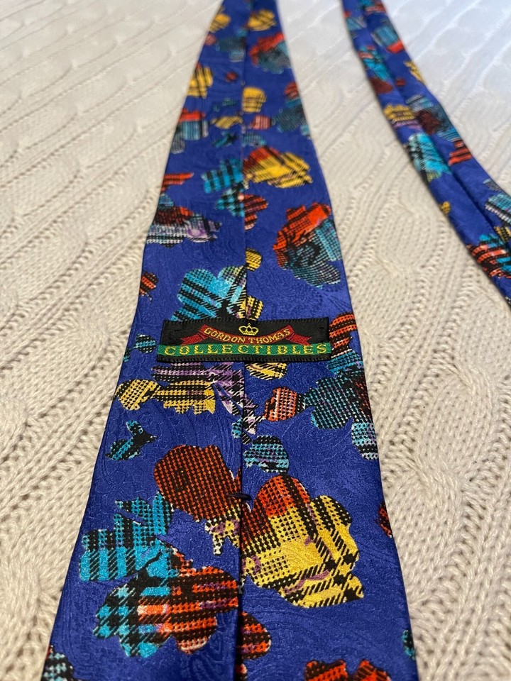 Vintage Gordon Thoma Necktie Vibrant Geometric Shapes Pattern - Loud | eBay