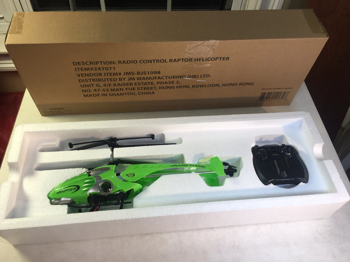 Lime Green Helicopter