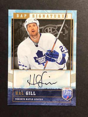 Hal Gill Maple Leafs Signed 2006-07 UD BAP Hockey Card #HG Auto ...