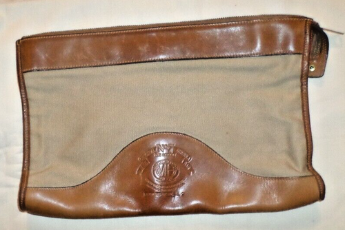 Ghurka Marley Hodgson No. 7 Docket Canvas Leather Travel Case Bag | eBay