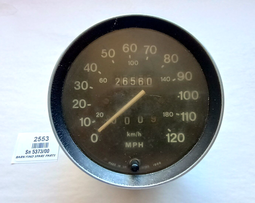 Smiths Original USED 120 MPH Speedometer Sn 5373/00 | eBay Australia