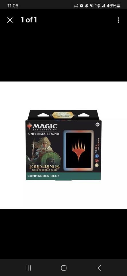 LOTR Commander MTG Precon LOT | eBay