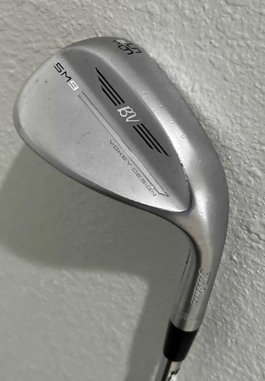 Titleist SM9 Vokey Tour Chrome 56 Degree 10 S Grind Bounce Sand Wedge ...