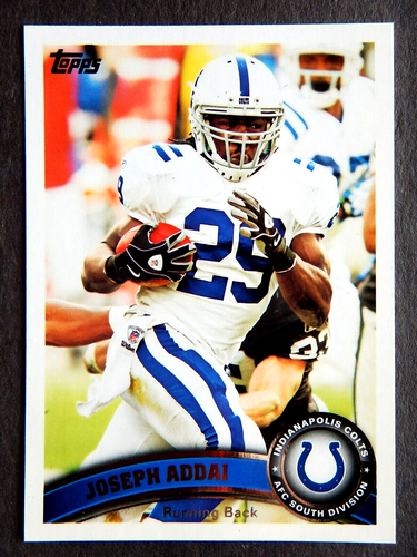 Joseph Addai #248 Topps 2011 Football Card (Indianapolis Colts) LN | eBay