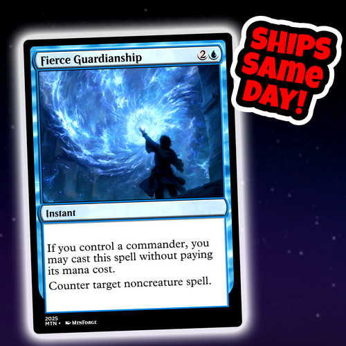 Fierce Guardianship - Custom Art Magic: The Gathering Playtest Card ...