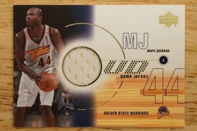 2001-02 Upper Deck UD Game Jersey Marc Jackson MC Basketball Card ...