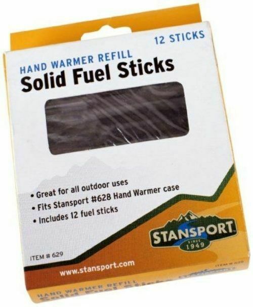 Stansport Replacement Solid Fuel Sticks Pocket Handwarmer Refills 629 ...