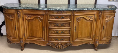 1800-1899 - Marble Top Sideboard Buffet