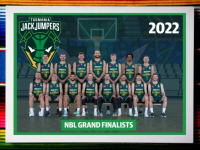 Framed 2022 TASMANIA JACKJUMPERS NBL Grand Final Basketball Poster - 45 ...