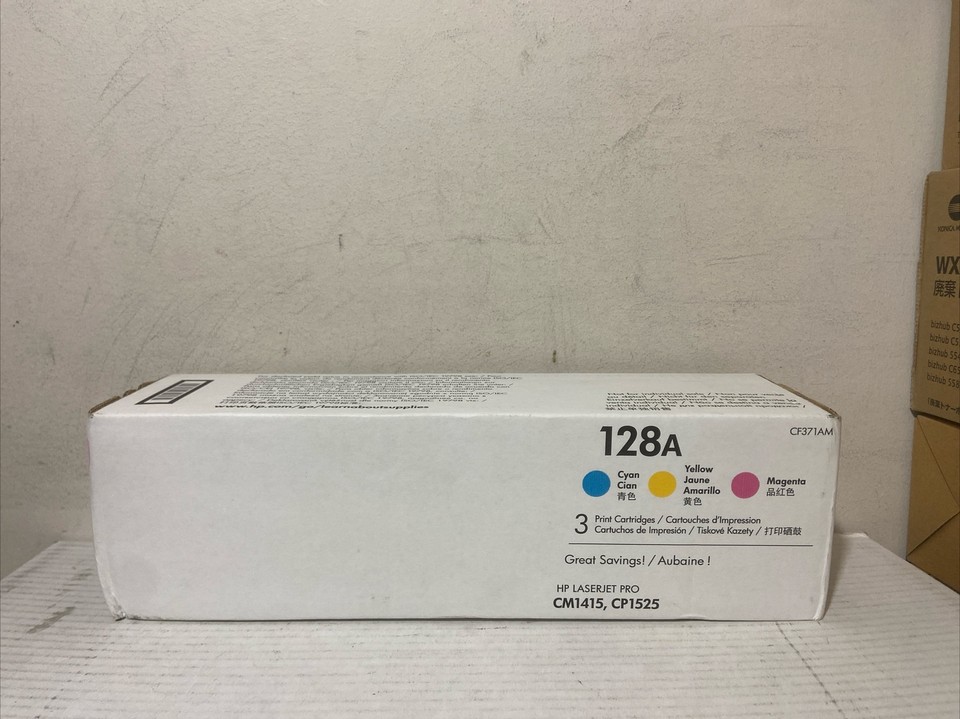 Genuine hp CE322A (128A) Yellow LaserJet Pro CM1415, CP1525 | eBay
