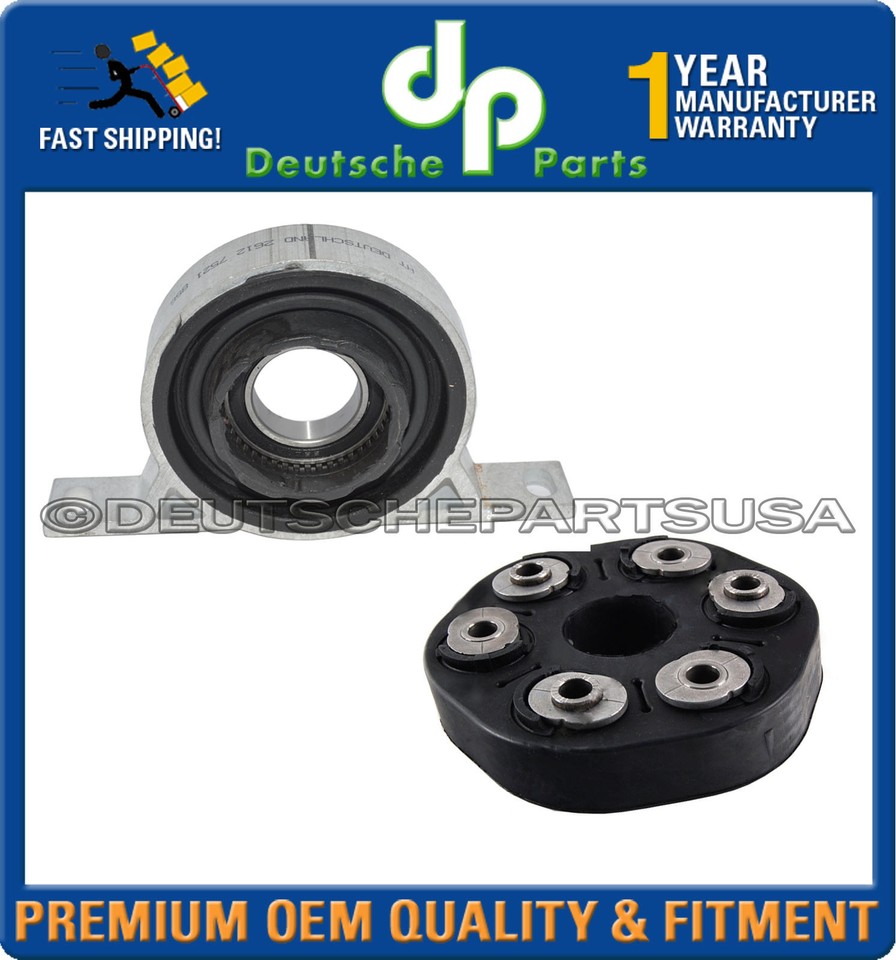 DRIVESHAFT SUPPORT BEARING + FLEX DISC JOINT ASSEMBLY for BMW E60 E61 ...