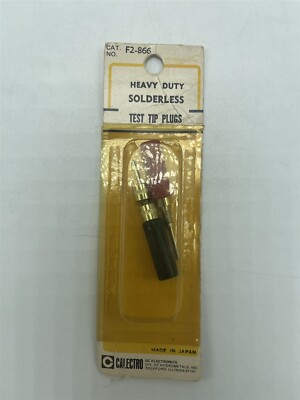 Heavy Duty Solerless Test Tip Plugs F2-866 | eBay